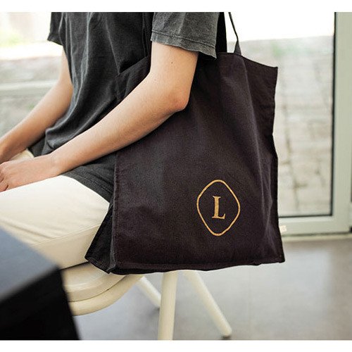 Invite.L Linen 4 rectangle eco shoulder tote bag - fallindesign