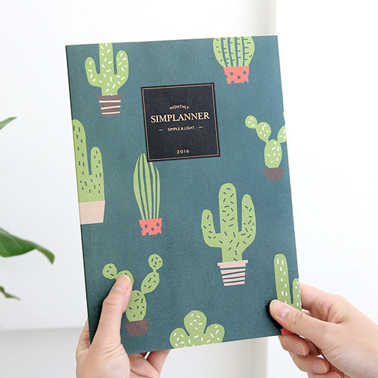 2016 Gunmangzeung Simple light monthly dated planner