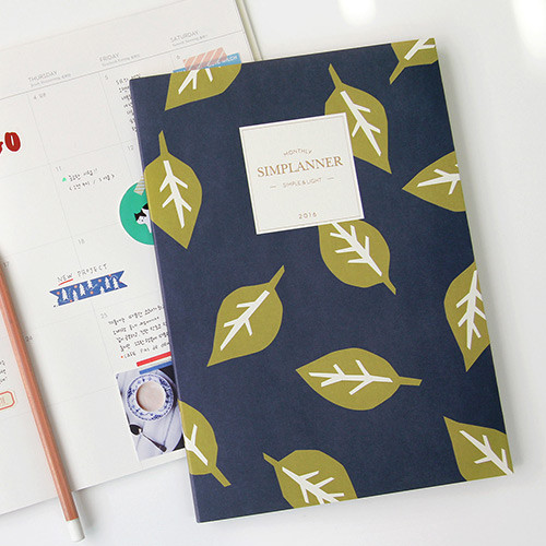 2016 Gunmangzeung Simple light monthly dated planner