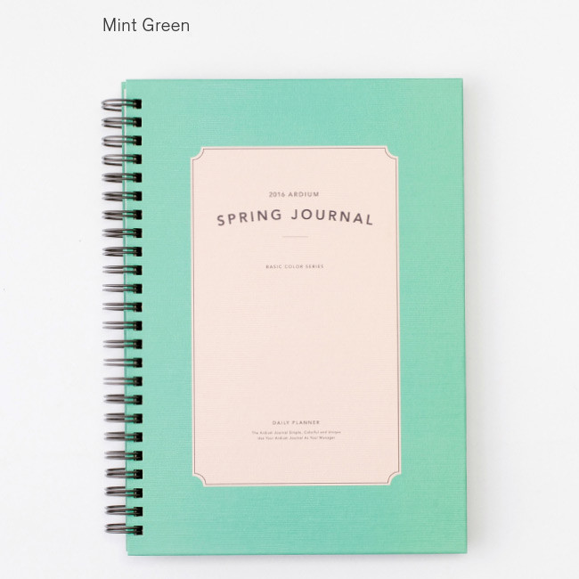 2016 Ardium Wirebound spring journal diary - fallindesign.com