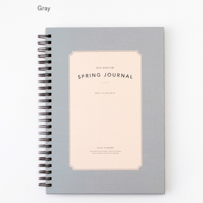 2016 Ardium Wirebound spring journal diary - fallindesign.com