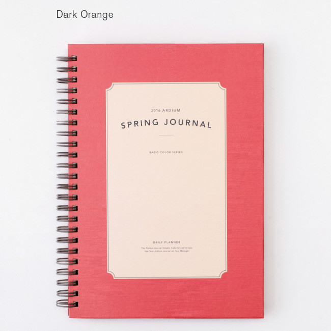 2016 Ardium Wirebound spring journal diary - fallindesign.com