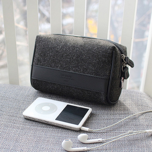 Indigo The Basic handmade felt multi pouch bag ver.4 - fallindesign