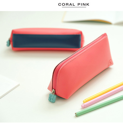 After The Rain Rubber block zipper slider pencil case ver.2