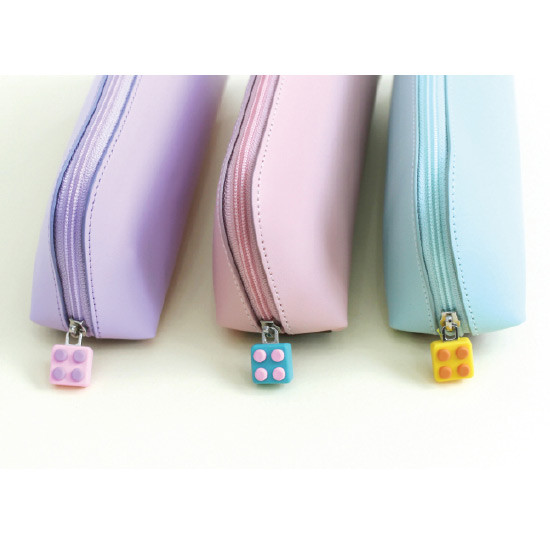 After The Rain Rubber block zipper slider pencil case ver.3