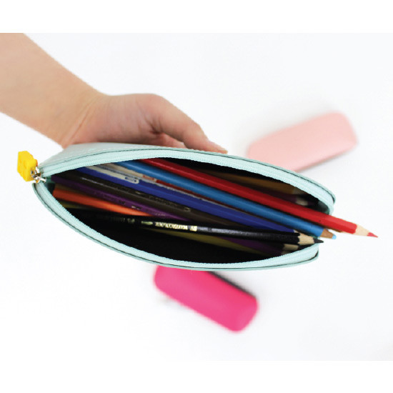 After The Rain Rubber block zipper slider pencil case ver.3