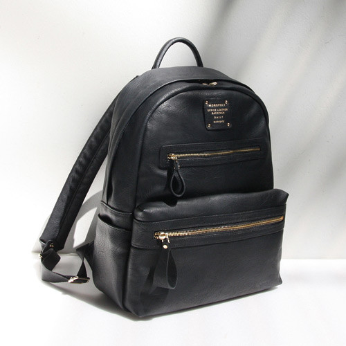 Monopoly Wanna be office leather daily backpack - fallindesign