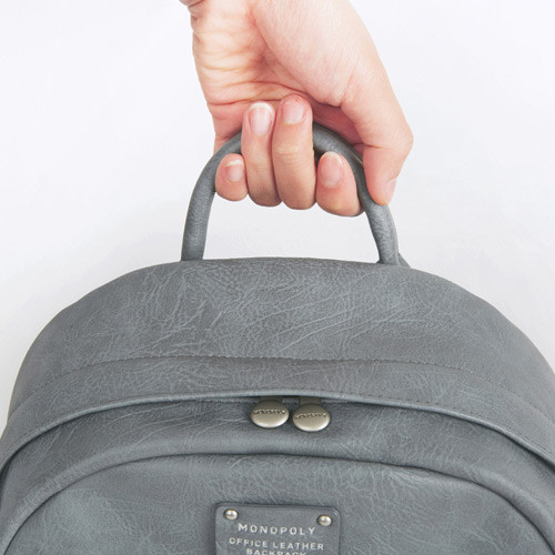 Monopoly Wanna be office leather daily backpack - fallindesign