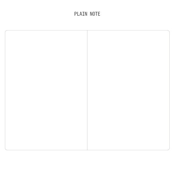 Livework Agenda large plain and lined notebook - fallindesign