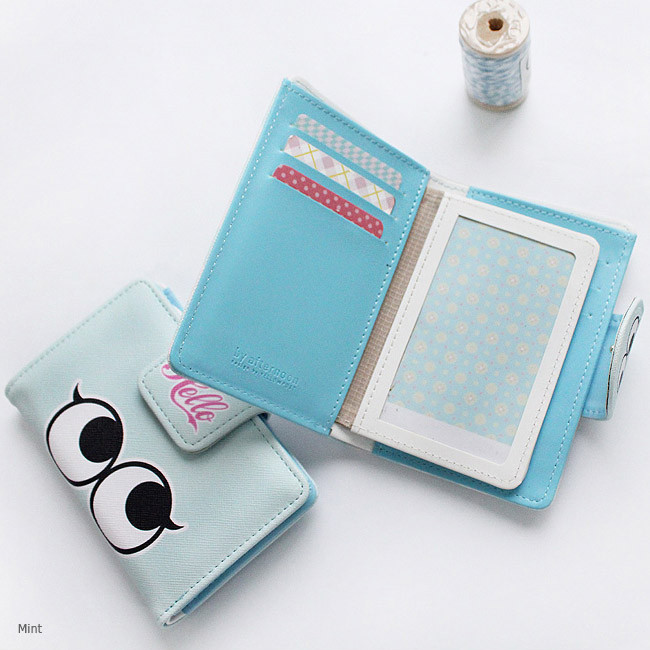 Afternoon Hello daily medium wallet with snap button closure