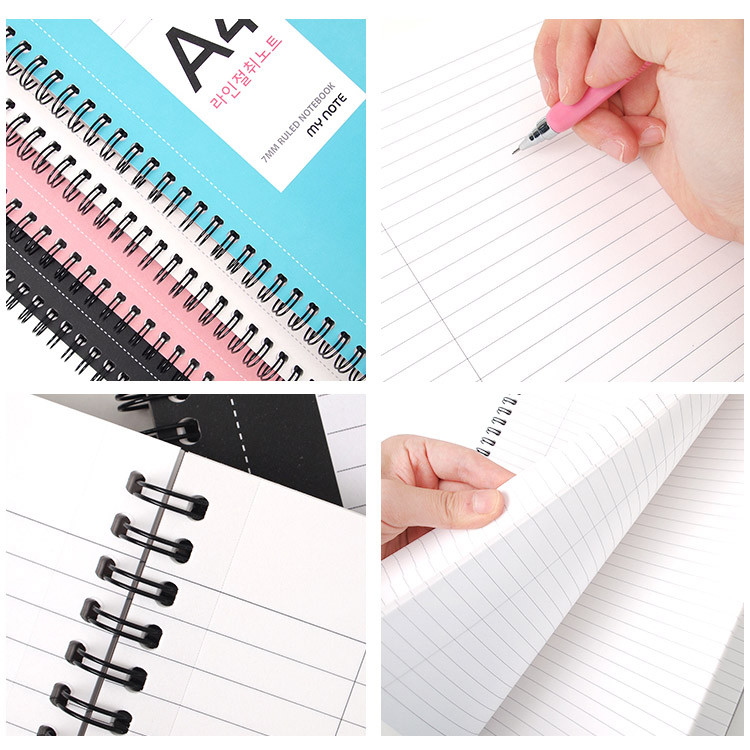 2Young A4 wirebound my note perforated lined notebook
