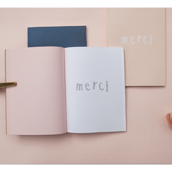 2017 Jstory Merci monthly dated diary notebook - fallindesign