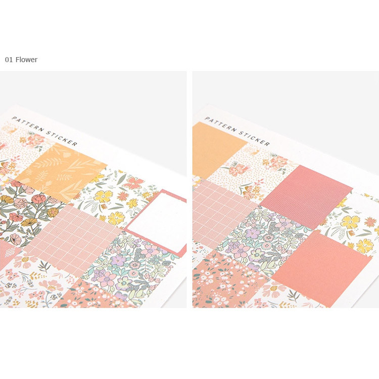 Dailylike Paper pattern sticker set - fallindesign