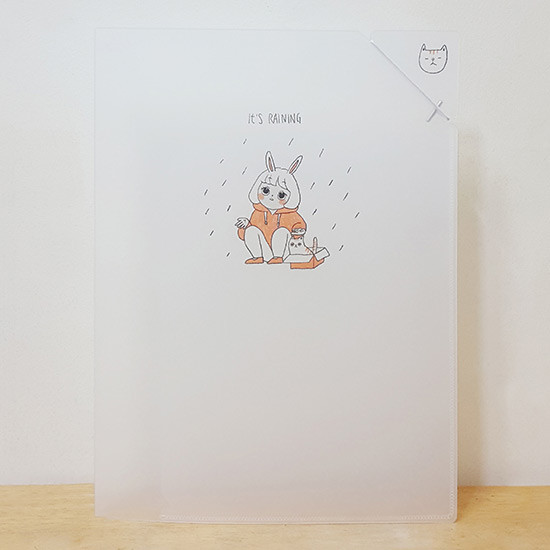 N.IVY Buri It's raining translucent document file holder - fallindesign