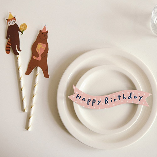 Dailylike Happy birthday photo props set - fallindesign.com