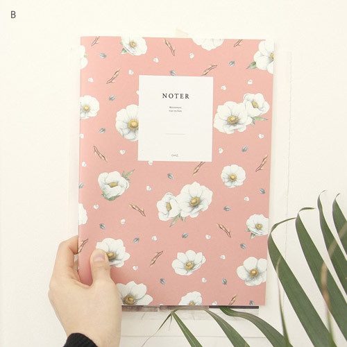 Gunmangzeung Lovable pattern noter lined notebook set - Fallindesign