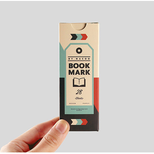 Colorful alphabet bookmark set - fallindesign.com