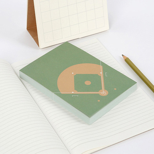 Chachap Sports memo pad notepad - Baseball