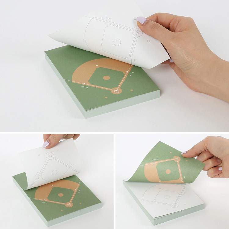 Chachap Sports memo pad notepad - Baseball