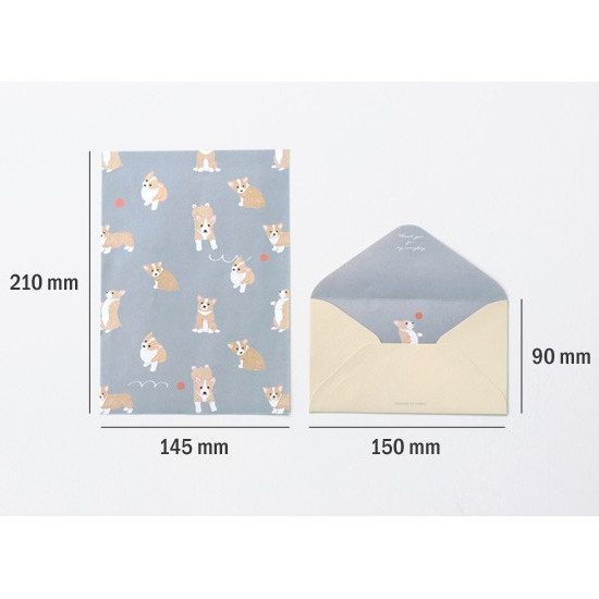 ICONIC Pattern letter paper and envelope set - fallindesign