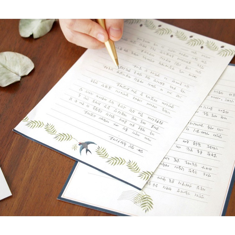 ICONIC Pattern letter paper and envelope set - fallindesign