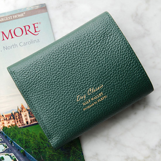 Play obje Day classic cowhide leather trifold wallet - fallindesign