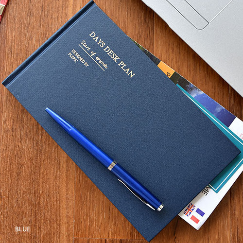Days desk hardcover undated weekly planner agenda - fallindesign