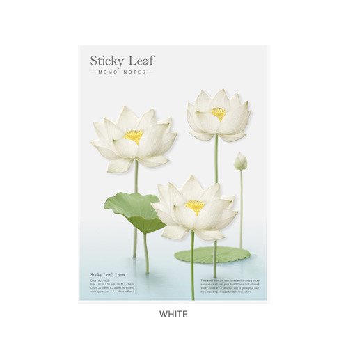 Appree Lotus Large sticky memo notes - Fallindesign.com