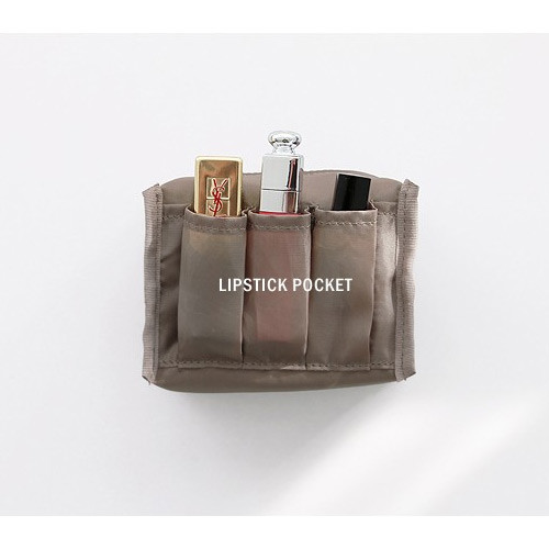 ICONIC Plain cosmetic makeup small zipper pouch - Fallindesign