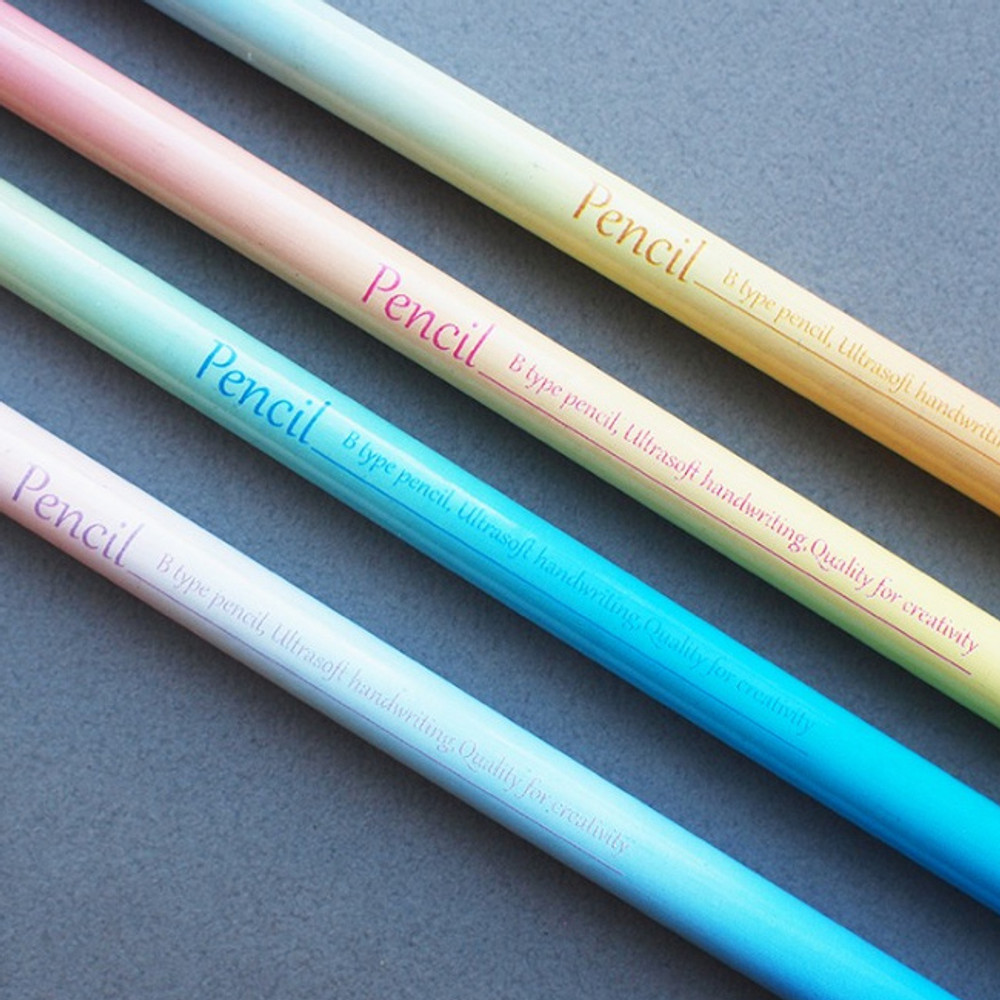 Hello Today By gradation B black lead pencil set of 4 fallindesign