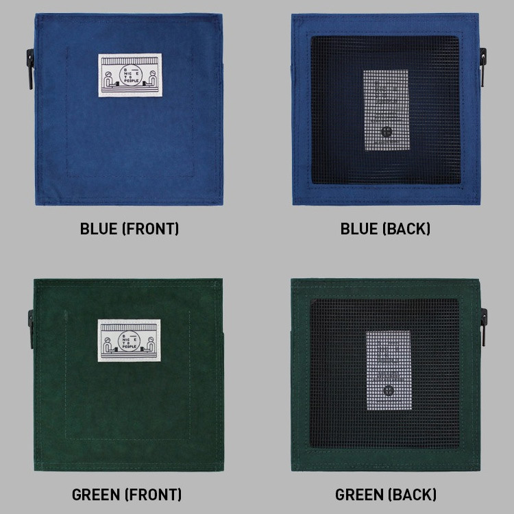 BNTP Washer block square medium zipper pouch - fallindesign.com