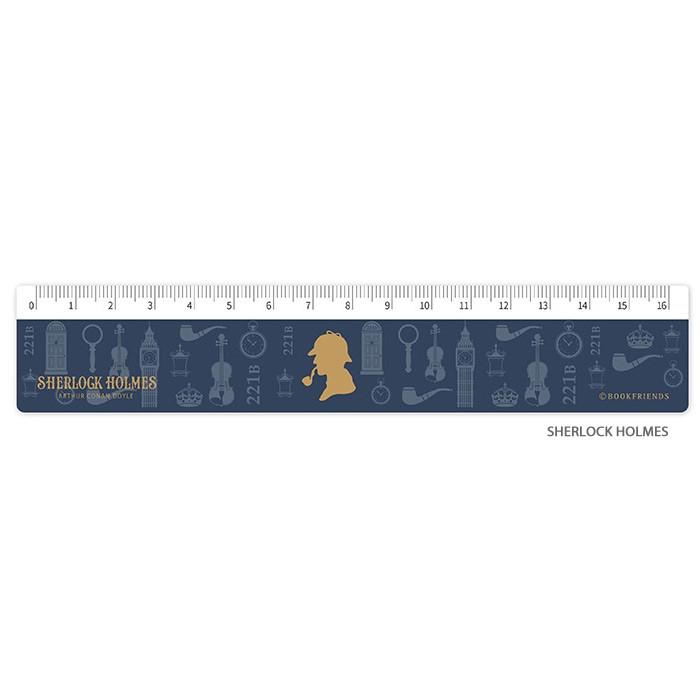 Bookfriends World literature 16cm plastic ruler - Fallindesign