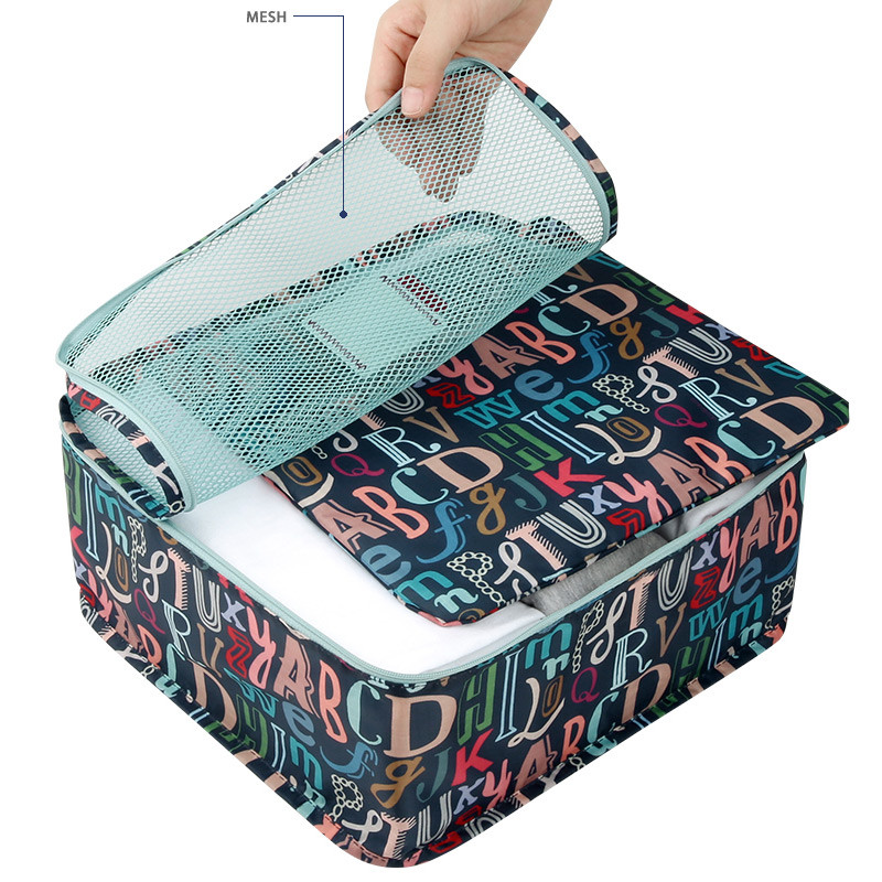 Enjoy journey travel clothes medium mesh bag packing aid