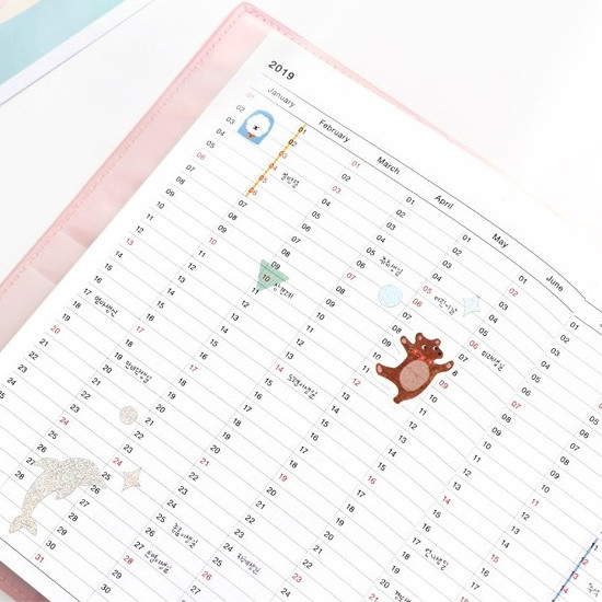 Iconic 2019 Simple medium dated weekly planner scheduler