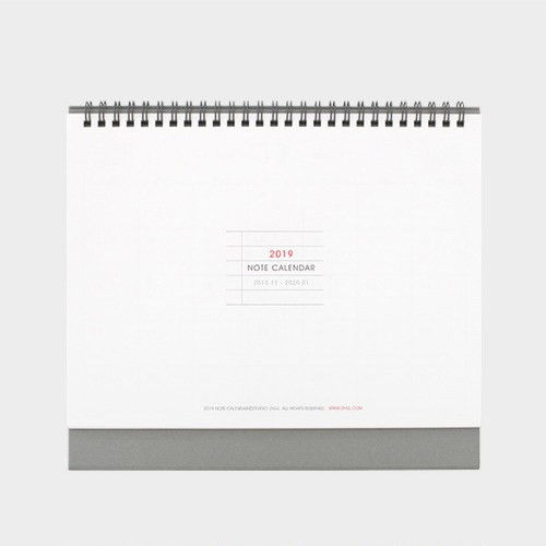 2NUL 2019 Note spiral desk flip calendar - Fallindesign.com
