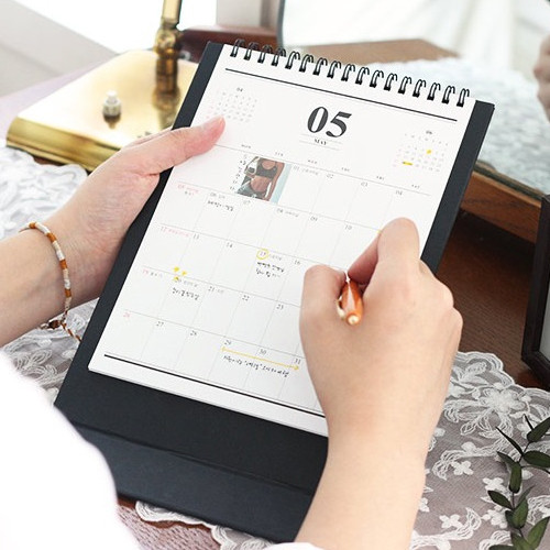 Wanna This 2019 Classic stand up desk flip calendar
