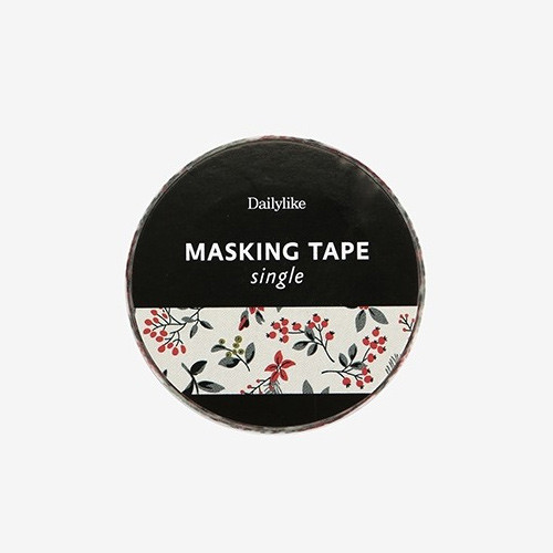 Dailylike Red berry single roll washi masking tape