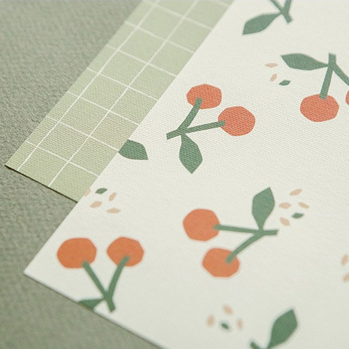 Dailylike Daily letter paper and envelope set - Cherry