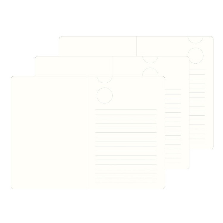 Byfulldesign The way of expressing blank and lined notebook