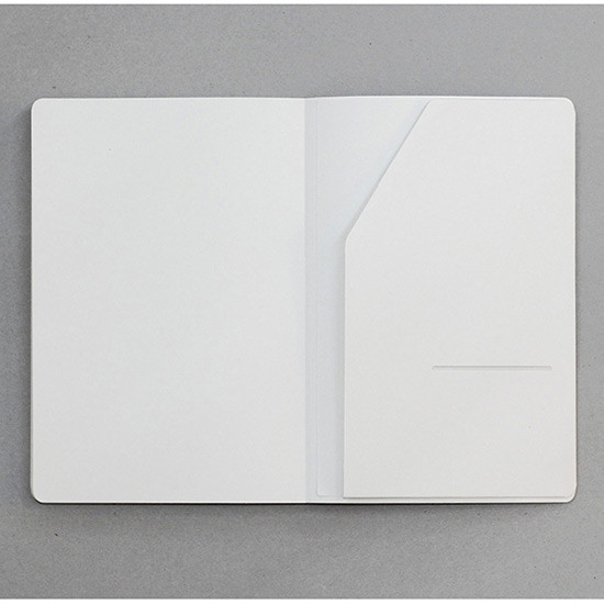 Designlab kki Creative natural white PU cover lined notebook