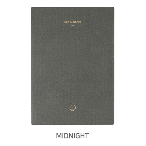 Livework Life and pieces large lined notebook - Fallindesign