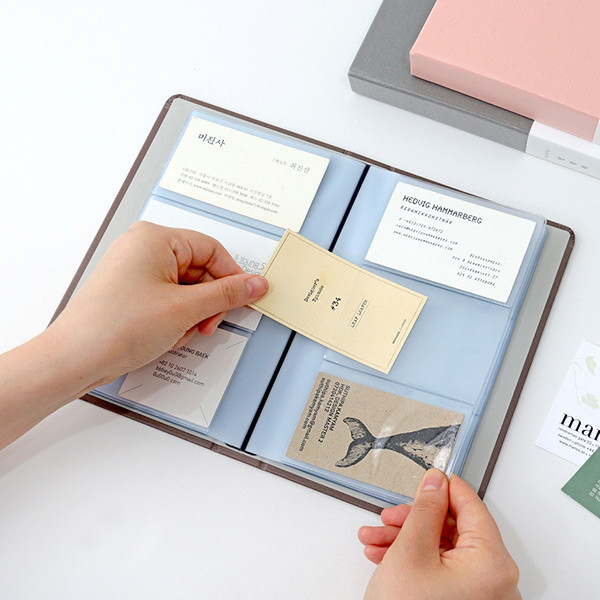 Indigo Daily slip in 84 pockets name card album