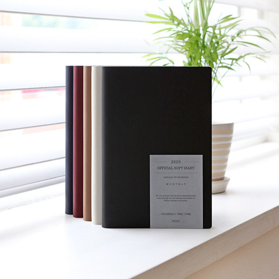 Indigo 2020 Official soft dated monthly planner notebook