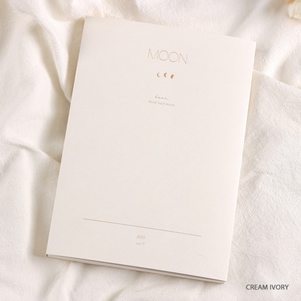 Dash and Dot 2020 Moon large dated weekly diary planner ver7