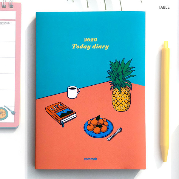 Design Comma-B 2020 Today dated weekly diary planner