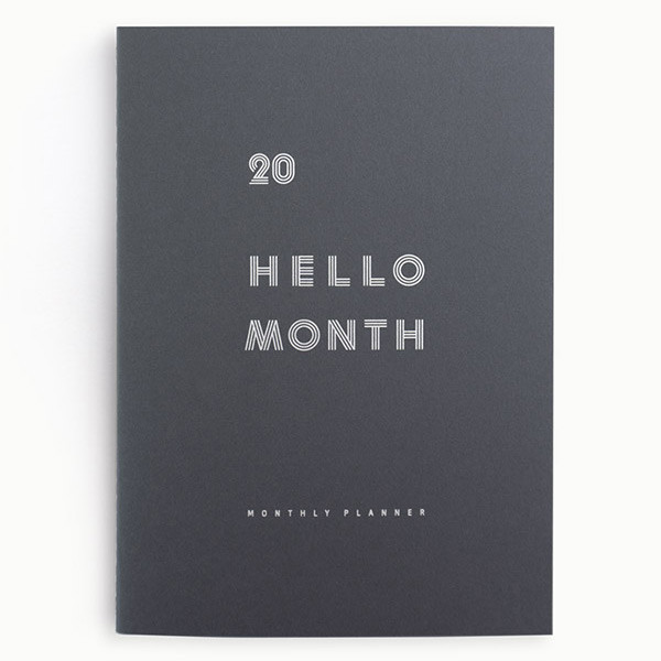 Eedendesign 2020 Hello month B5 dated monthly planner