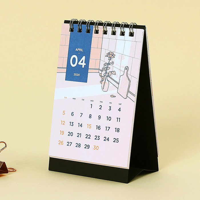 Wanna This My 2020 mini monthly standing desk calendar