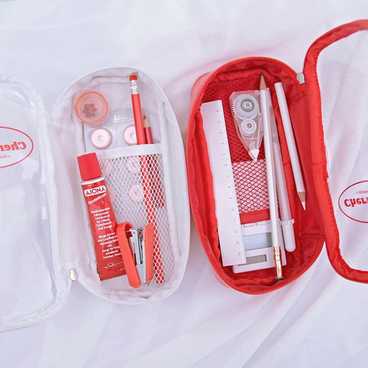 Monopoly Classy snap button pocket pencil case pouch