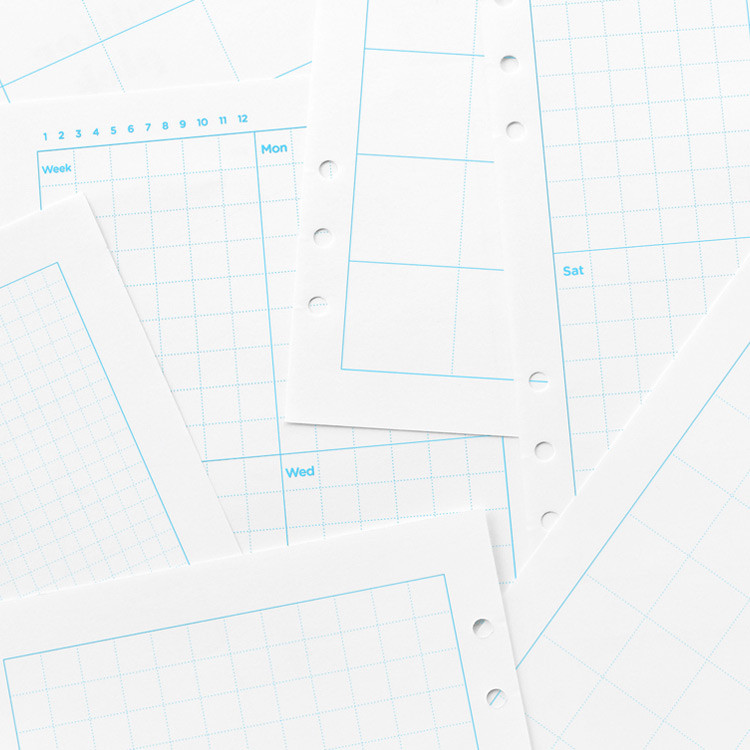 Bookfriends ABC large grid notebook - Fallindesign.com