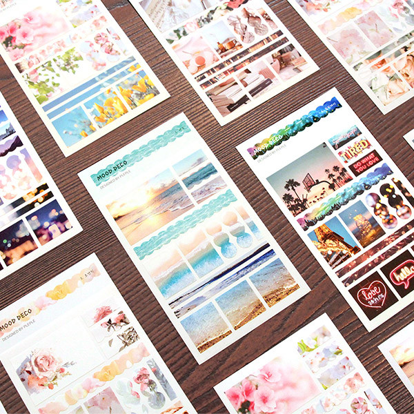 Scenery Mood Photo Deco Sticker Pack Korean Stationery